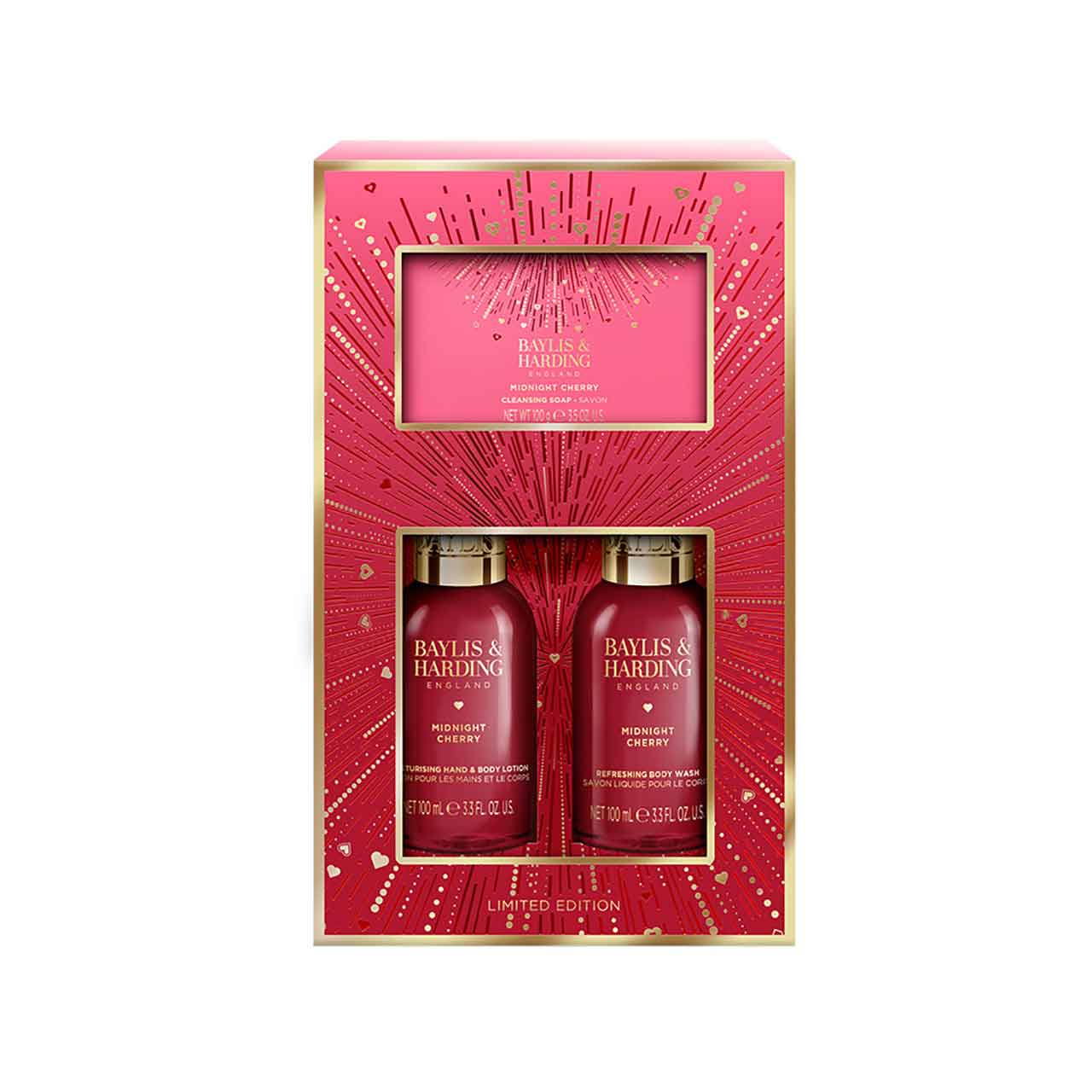 Baylis & Harding Midnight Cherry Bathing Set – Questmoor Pharmacy