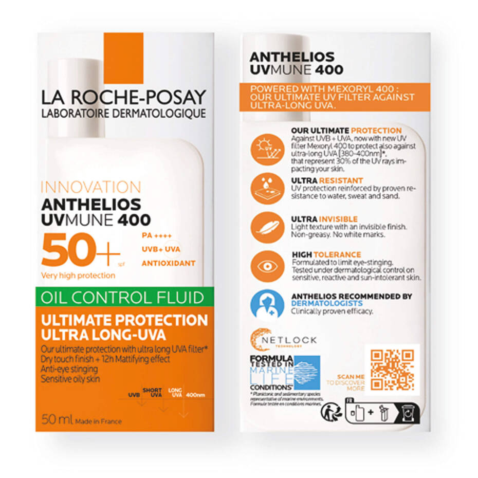 Anthelios Uvmune 400 Invisible Fluid SPF50+ | Questmoor Pharmacy