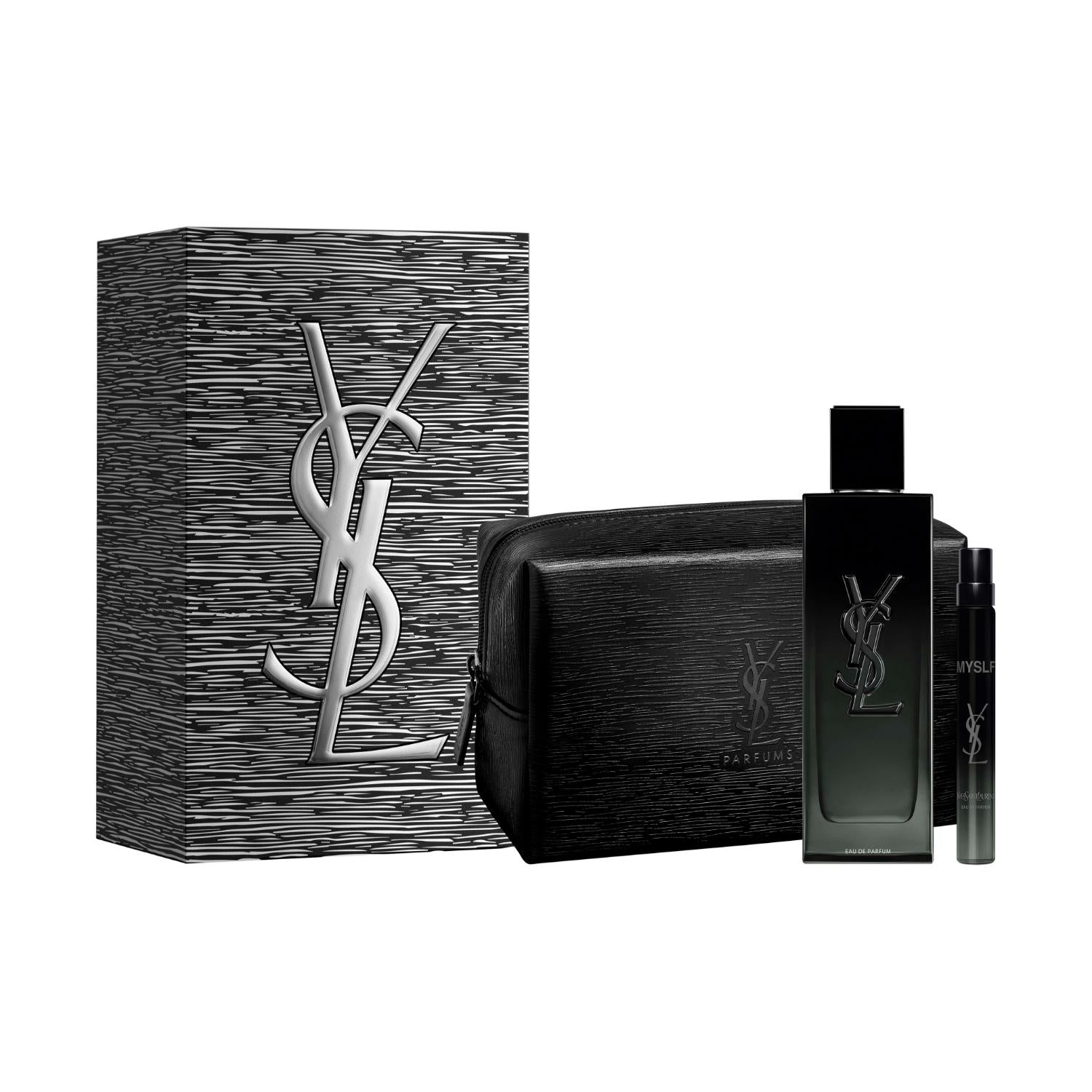 YSL MYSLF 100ml EDP, 10ml Travel Spray & Travel Pouch Gift Set ...