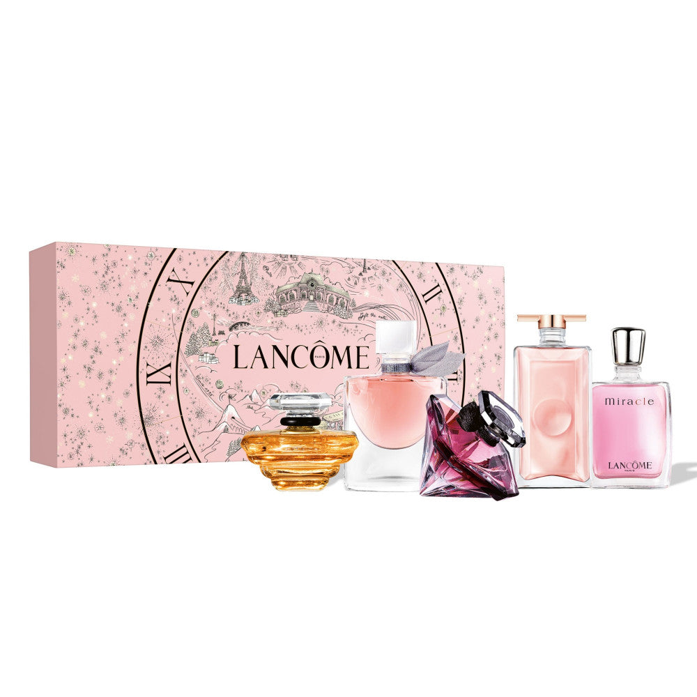 Lancome Miniatures Gift Set including La Vie Est Belle, Miracle, Idole ...