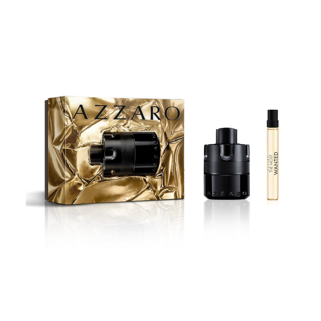 Azzaro The Most Wanted 50ml EDP Intense & 10ml Travel Spray Gift Set ...